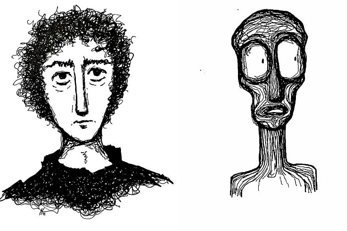 Androgynous Face Drawing