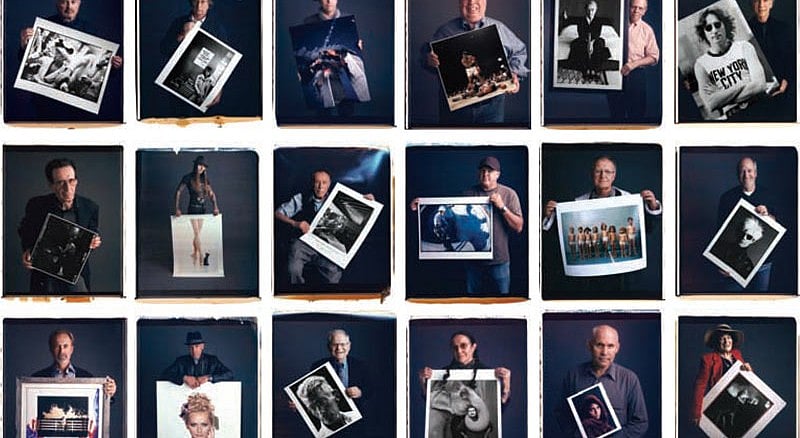 Portraits Of Seminal Photographers Posing With Their Most Iconic Pictures