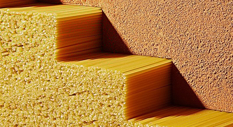Tradizione, Costruzione, Photo Series of Pasta as an Architectural Element