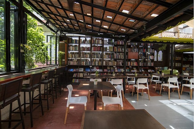 Champaca in Bangalore is a book cafe, library, store set among nature anf