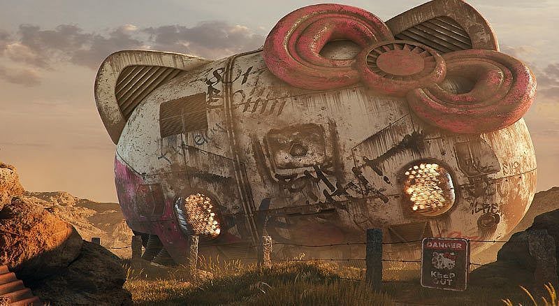 This Artist’s Dystopian Pop Culture Icon Series Is Eerily Nostalgic