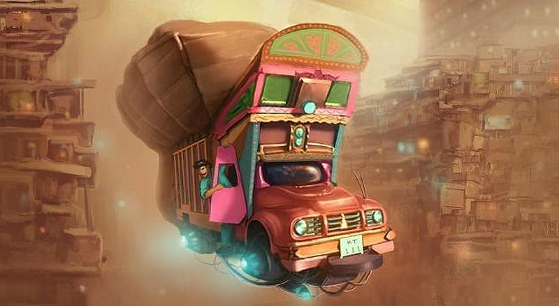 Imagining A 'Sci-Fi' Pakistan Of The Future Via Stunning Illustrations ...