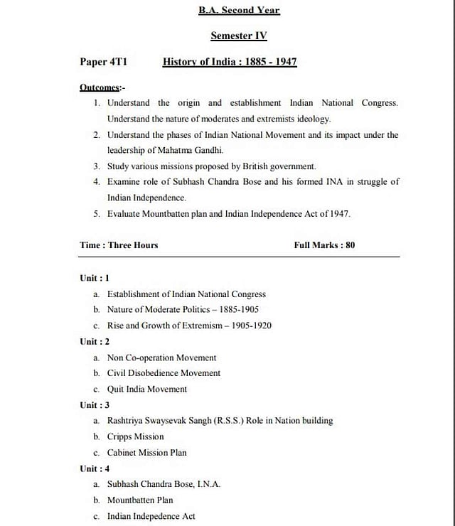 Nagpur University includes role of RSS in BA History Syllabus ...