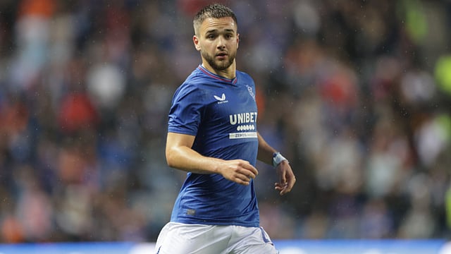 Nico Raskin reacts as Rangers fan's premonition backfires at Celtic Park