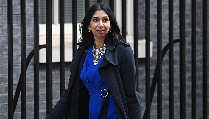 Suella Braverman throws her hat in the race to replace Boris Johnson