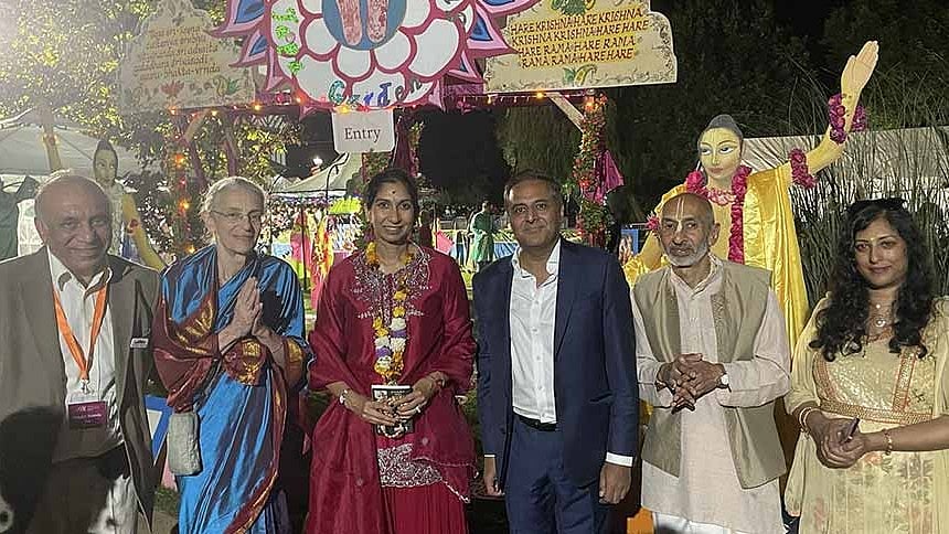 UK Home Secretary joins ISKCON Bhaktivedanta Manor to celebrate 50 ...