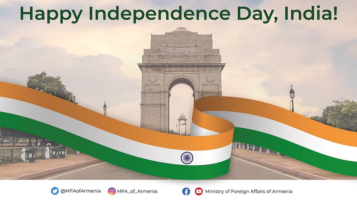 Independence Day wishes from around the world for India