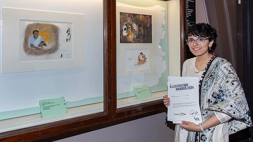 Indian student’s ‘Marigolds’ win her prestigious V&A Illustration Award ...