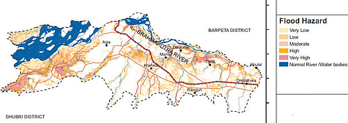 Flood hazard zonation of Assam – An atlas by National Remote Sensing Centre