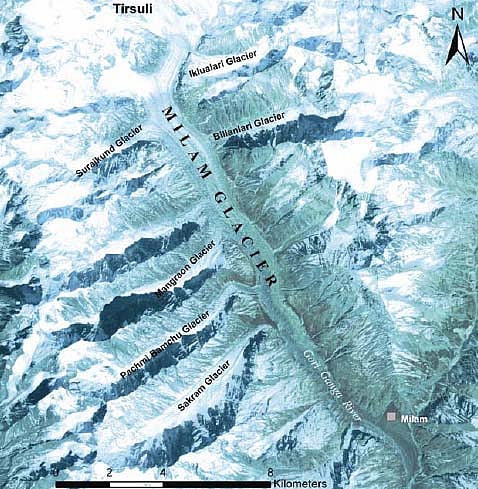 Recession and reconstruction of Milam Glacier in Kumaon Himalaya – A ...