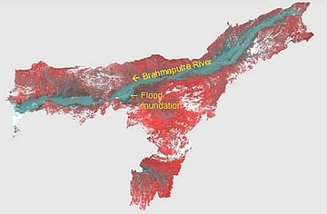 Flood hazard zonation of Assam – An atlas by National Remote Sensing Centre