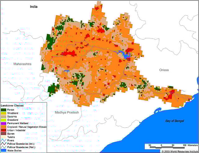 Mahanadi River Map MAHANADI RIVER BASIN