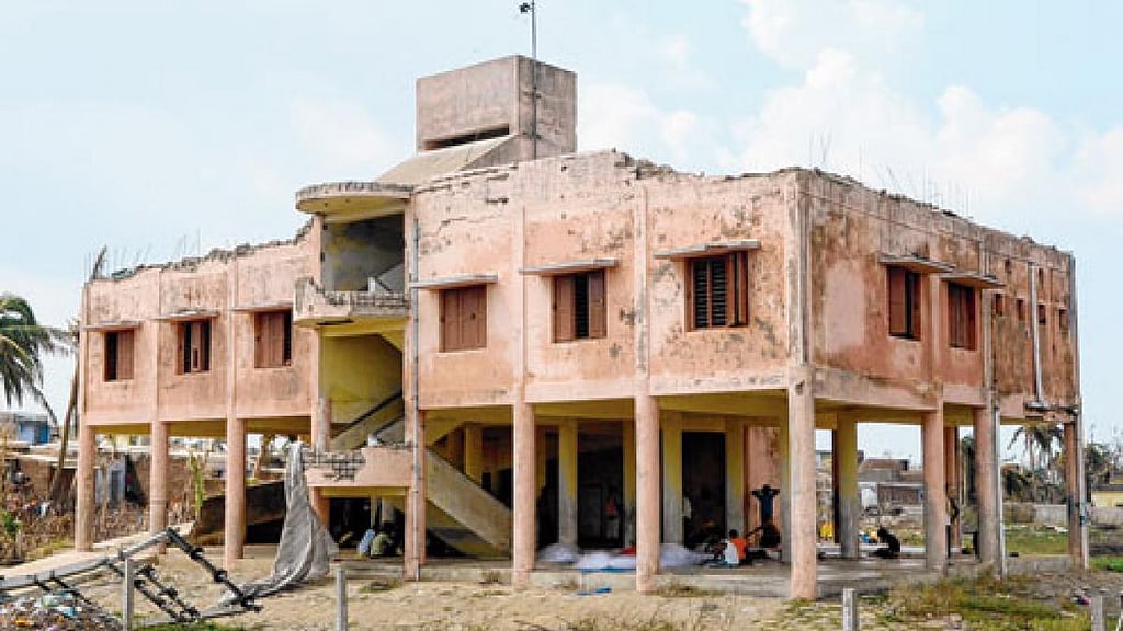 Multi-purpose cyclone shelters in India