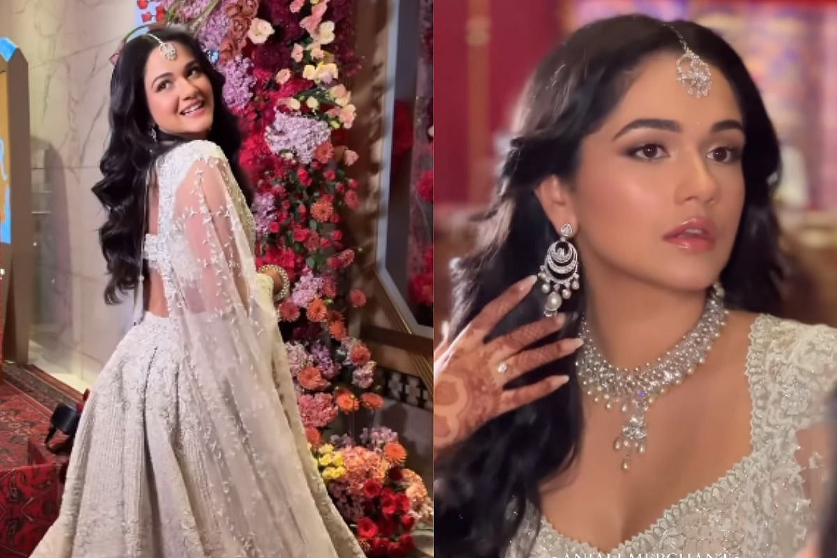 Anjali Merchant Shines in Silver at Ambani's Star-Studded Mangal Utsav