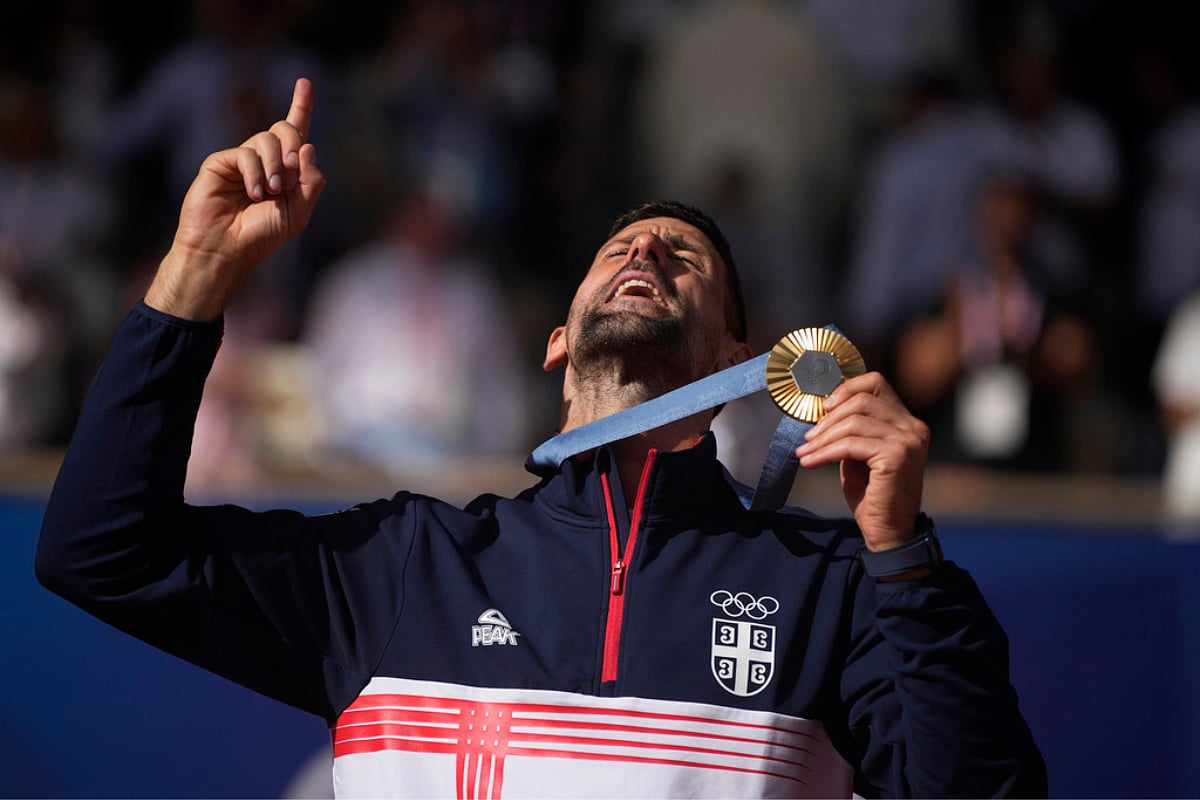 Novak Djokovic finally wins Olympic gold beating Carlos Alcaraz in taut ...
