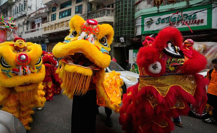 Lunar New Year celebrations light up cities across the world
