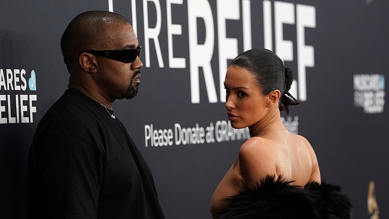Kanye West and Bianca Censori escorted out of the 2025 Grammys