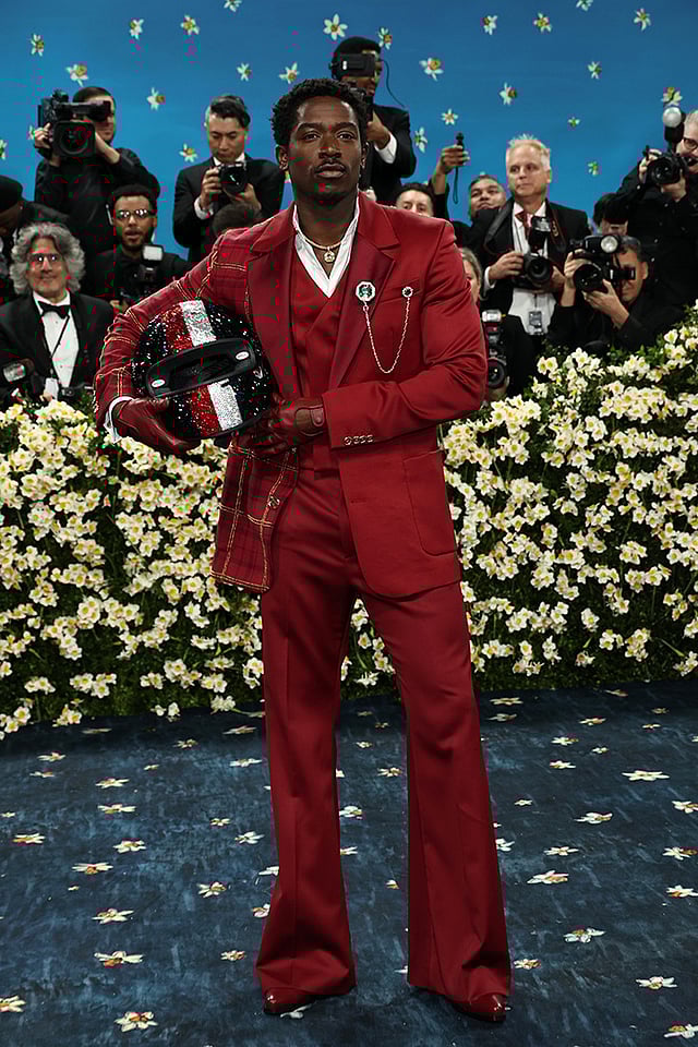Damson Idris Stuns at 2025 Met Gala in Racing Suit Turned Tommy Hilfiger Elegance
