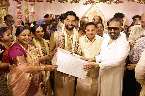 Rajinikanth, Kamal Haasan attend grand wedding of Ishari Ganesh’s ...