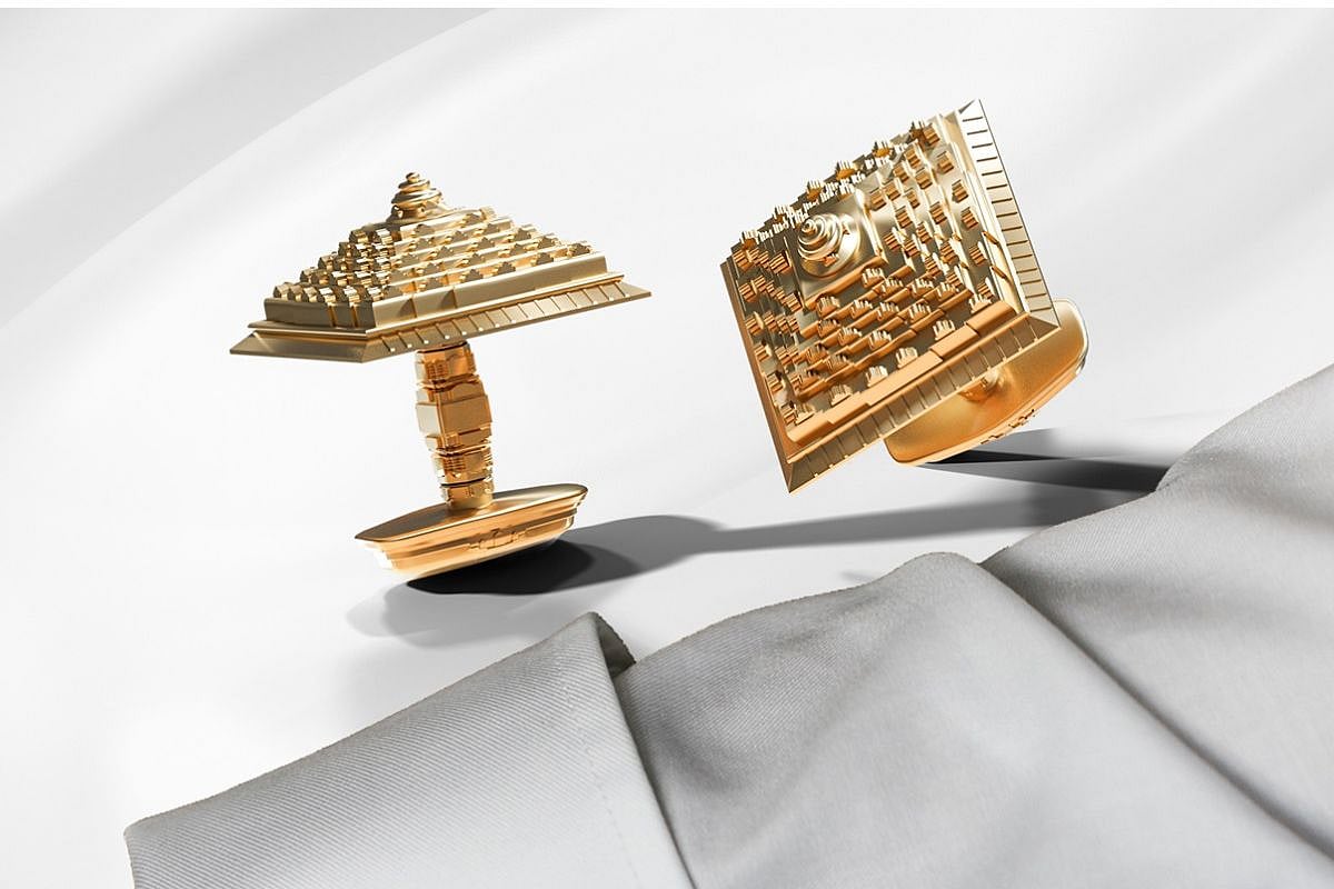 Nritya Mandap Cufflinks Inspired By Ayodhya Ram Mandir Introduced By ...