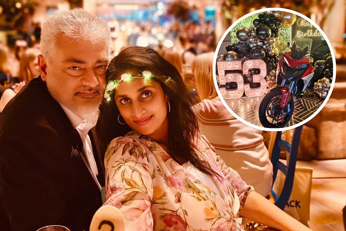 Ajith Kumar's wife Shalini gifts the actor a swanky new Ducati on his ...