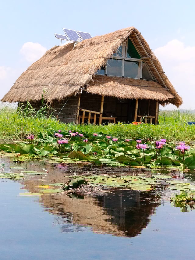 This floating homestay on the Loktak Lake, Manipur, is a magical experience