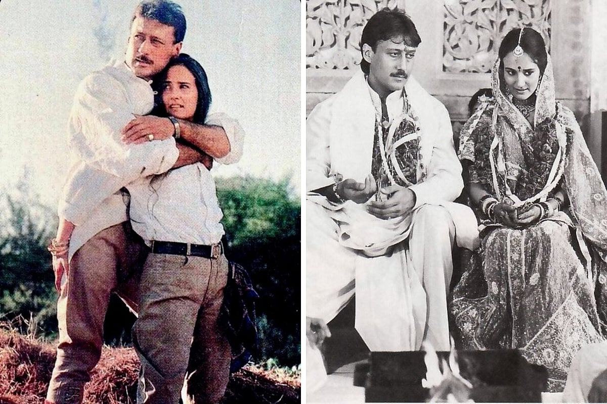 Jackie Shroff posts throwback pictures with wife on 37th wedding ...