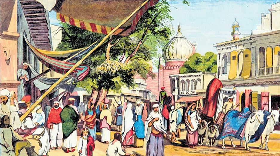 How they painted India