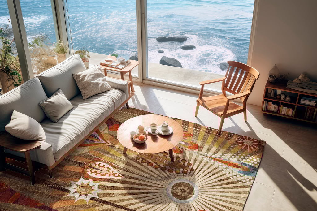 This collection of rugs is inspired by contemporary psychedelic ...