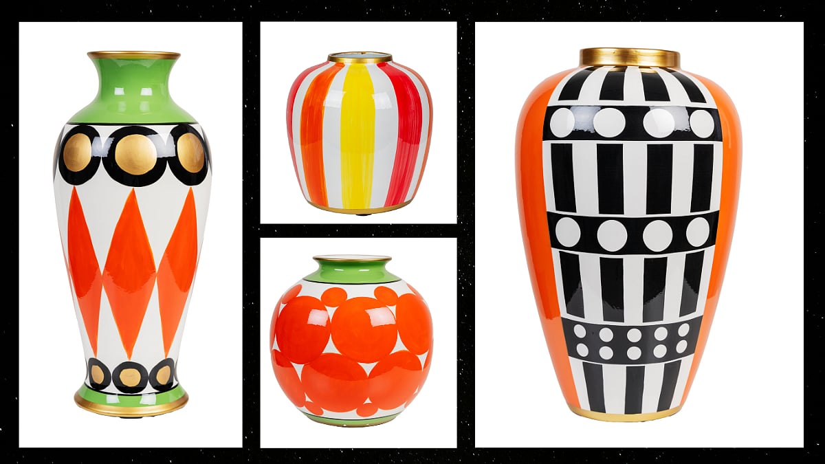 Maison by Nirmals: Kaleidoscopic Decorative Jars for Luxurious Interiors