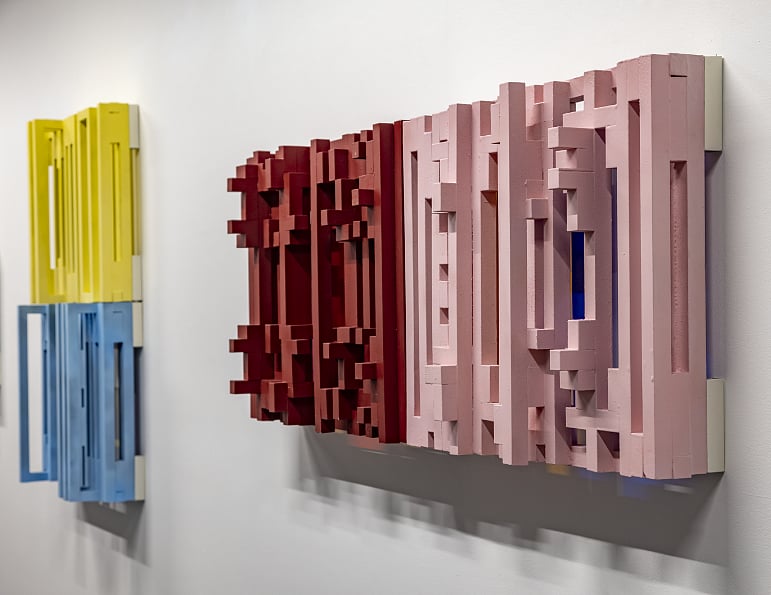 Navin Thomas’ solo exhibition in New Delhi merges music with art