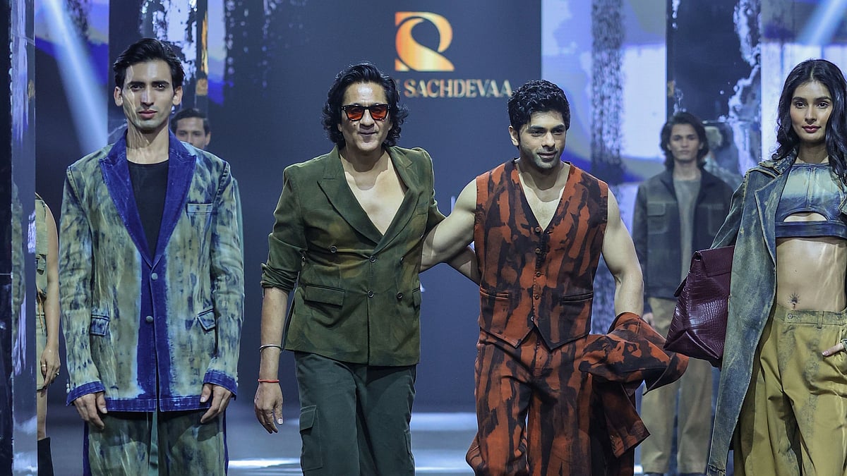 Designer Pawan Sachdeva launches a sassy denim range at LFW x FDCI