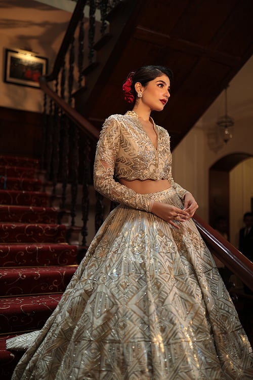 Actress Lahoma Bhattacharya flaunts four Diwali looks from designer ...