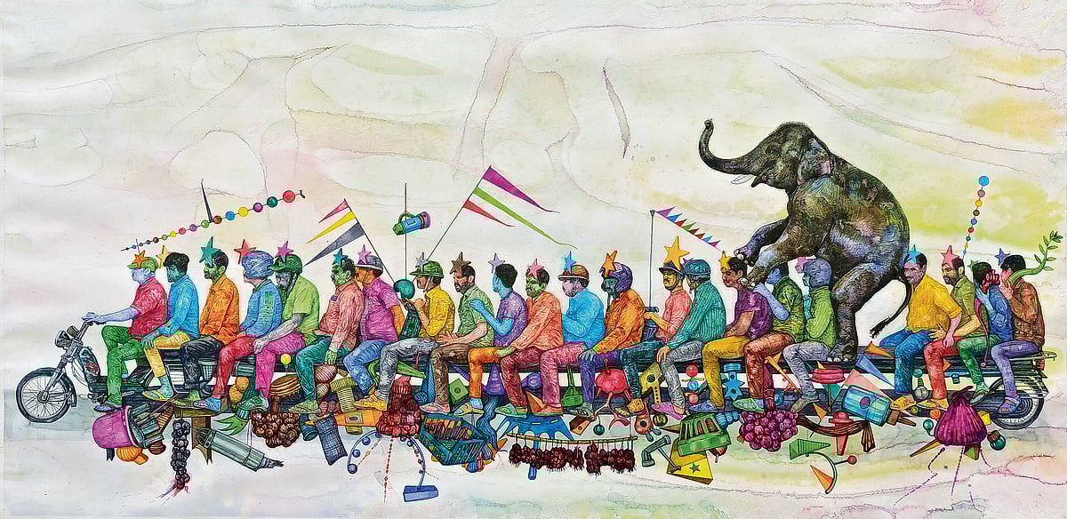 Sanjeeva Rao Guthi’s ‘In the Race Towards Tomorrow’ reflects on whether ...