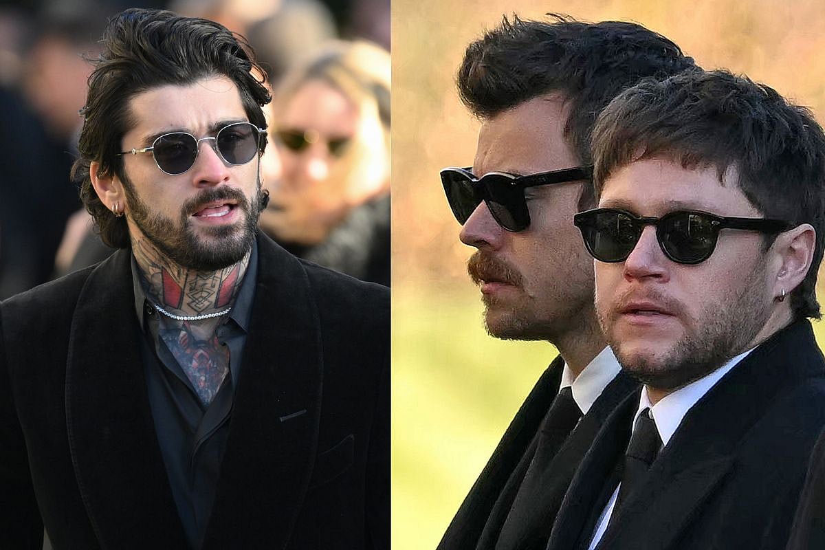 One Direction members attend Liam Payne’s funeral in London