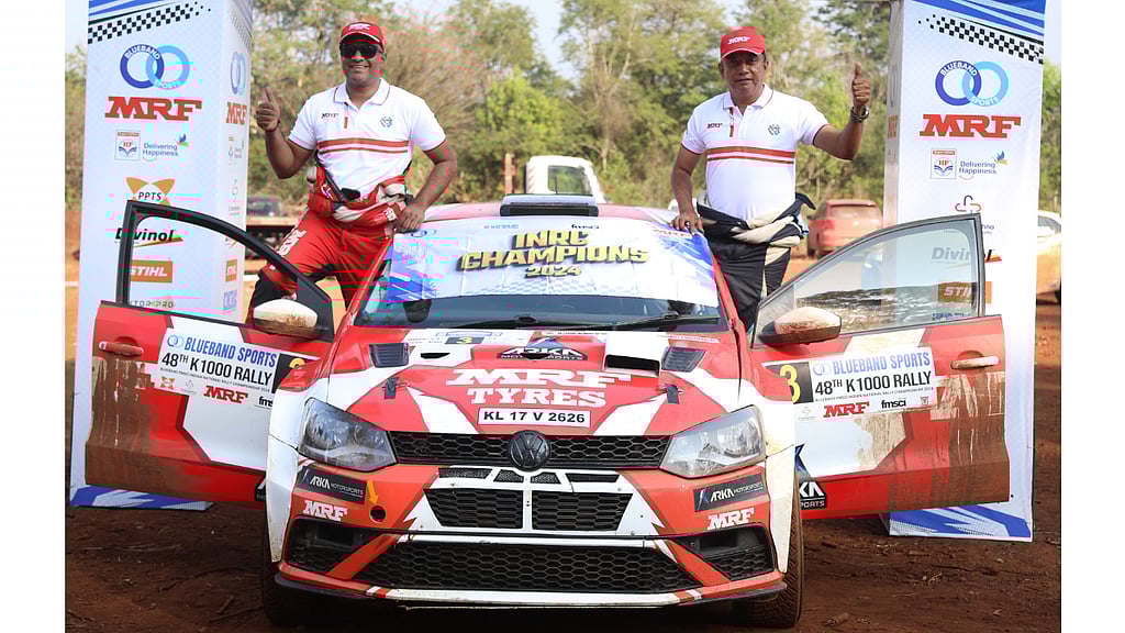 Karna Kadur-Musa Sherif clinch 2024 Indian National Rally Championship ...