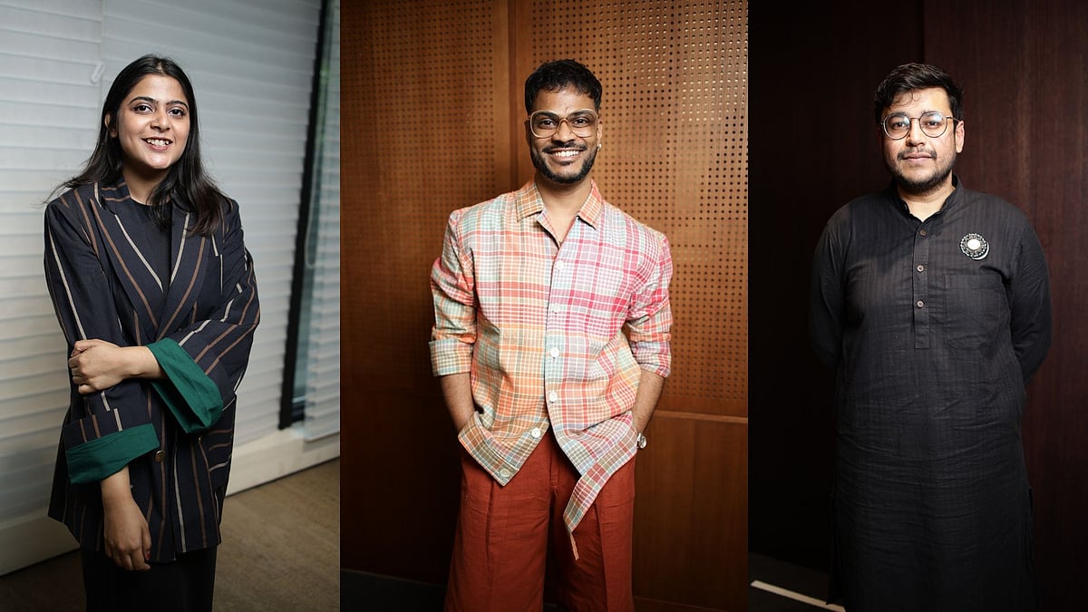 LFWxFDCI GenNext winners Abhishek Shinde, Somya Lochan, and Yash Patil take us through their new ...