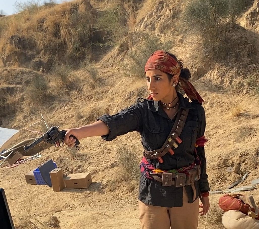 Parul Gulati undergoes training to learn gun shooting to for her fierce ...