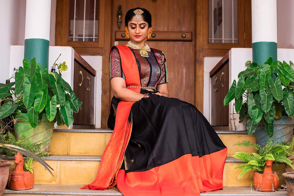 Nadiya Design Studio’s debut sari collection is a nod to minimalism and ...
