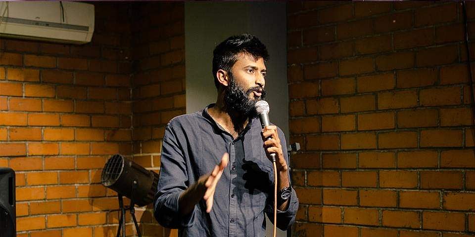 The Inside Joke featuring comedians Satish Perumal and Aditya Sridhar