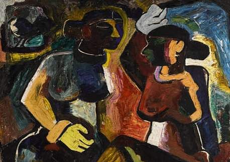 Auction record broken for Bhupen Khakhar; Two Men in Benares sells for ...