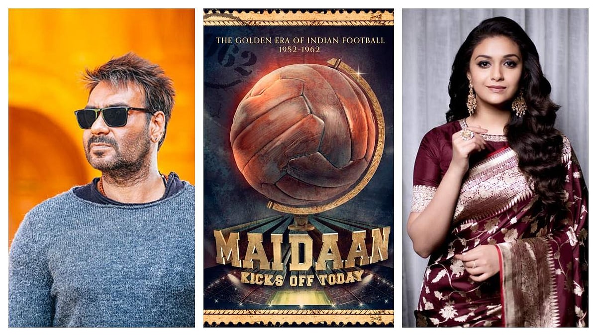 Ajay Devgn, Keerthy Sureshs sports drama Maidaan gets a first-look poster