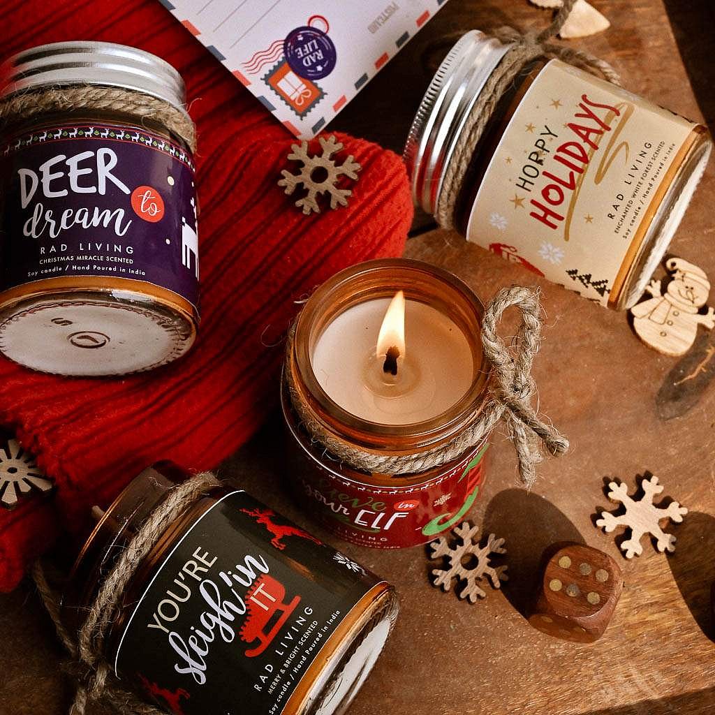 RAD's festive candles will brighten up your Christmas
