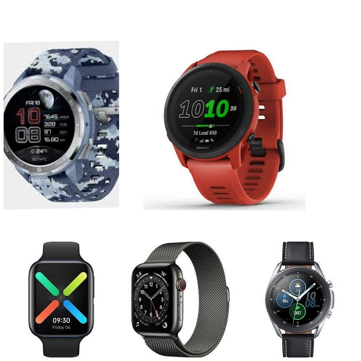 Top five smartwatches that were launched in 2020