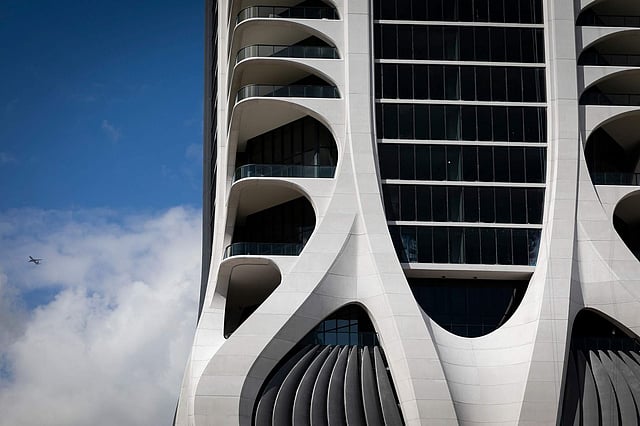 Report & pics: The late Zaha Hadid's 'exoskeleton' tower is an instant ...