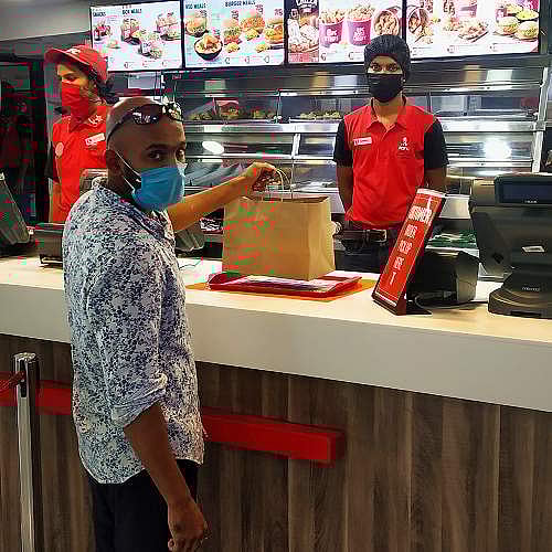 KFC introduces contactless takeaways