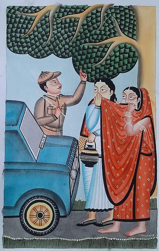 Tales of Our Time, Anwar Chitrakar’s online exhibition at Emami Art ...