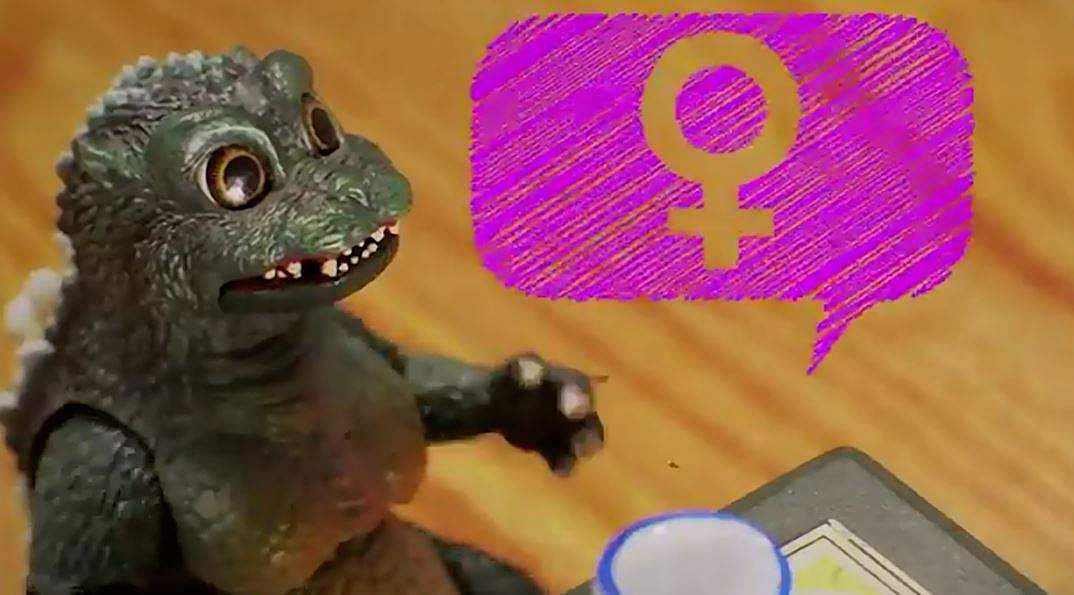 Godzilla's daughter comes out as trans in this exceptional stop motion ...