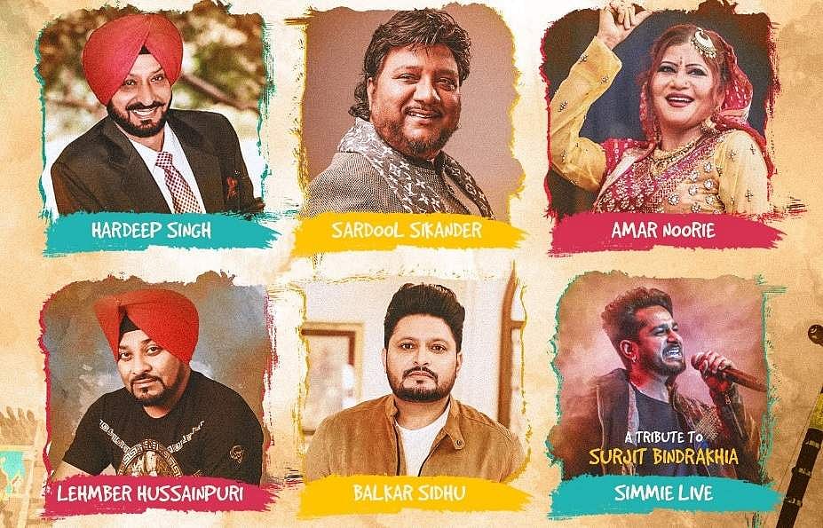 Punjabi singers Balkar Sidhu, Hardeep Singh, Amar Noori and others team ...