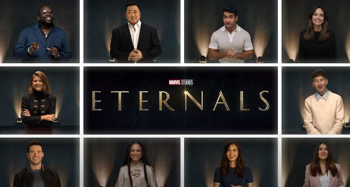 Eternals’ cast Gemma Chan, Don Lee, Angelina Jolie, Richard Madden ...